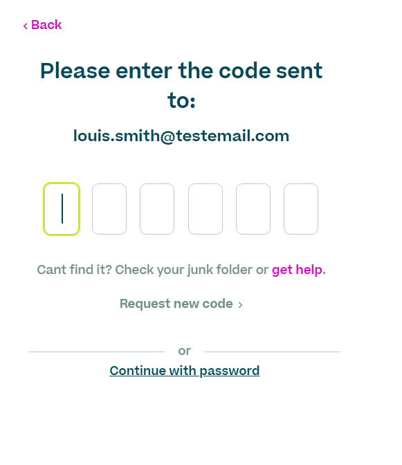 How to log in with a one-time code? – Ding Support Center