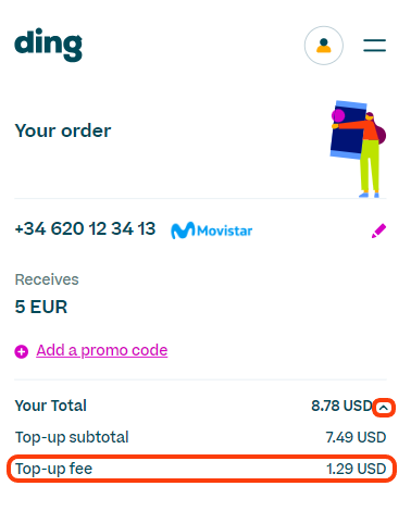 Processing fees – Ding Support Center