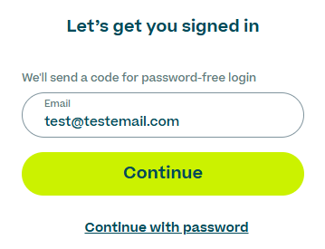How to log in with a one-time code? – Ding Support Center